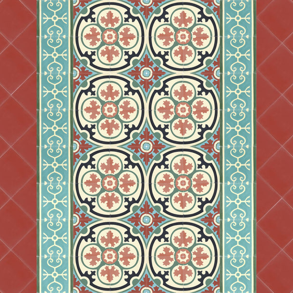 8x8 Barcelona 4 - Barcelona Cement Decorative Floor Tile – CASA TILE®